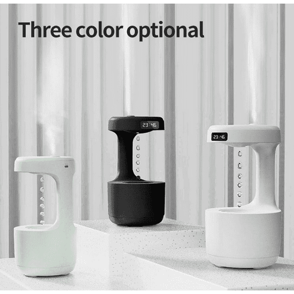 Fresh Arrival!Anti-Gravity Water Drop Humidifier,Cool Mist Desk Unit ...
