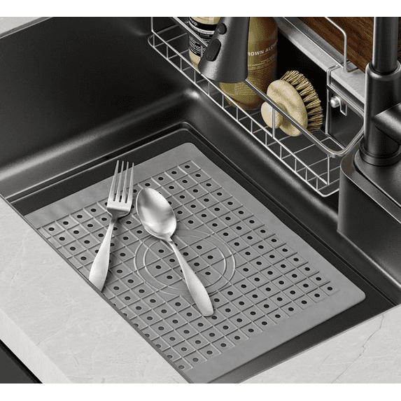 Fresh Arrival! Kitchen Sink Mat, 12" x 10" Rectangular Sink Protector ...