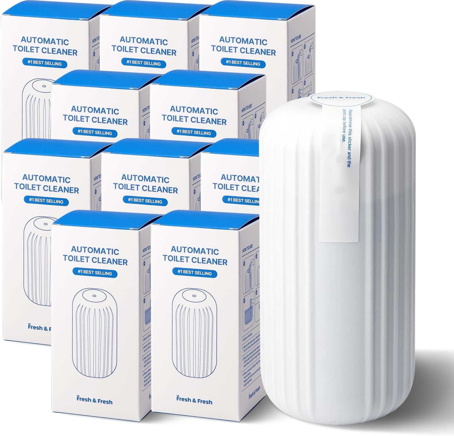 Fresh & Fresh Automatic Toilet Bowl Cleaners - 10 Bottles(UPTO 2500 ...