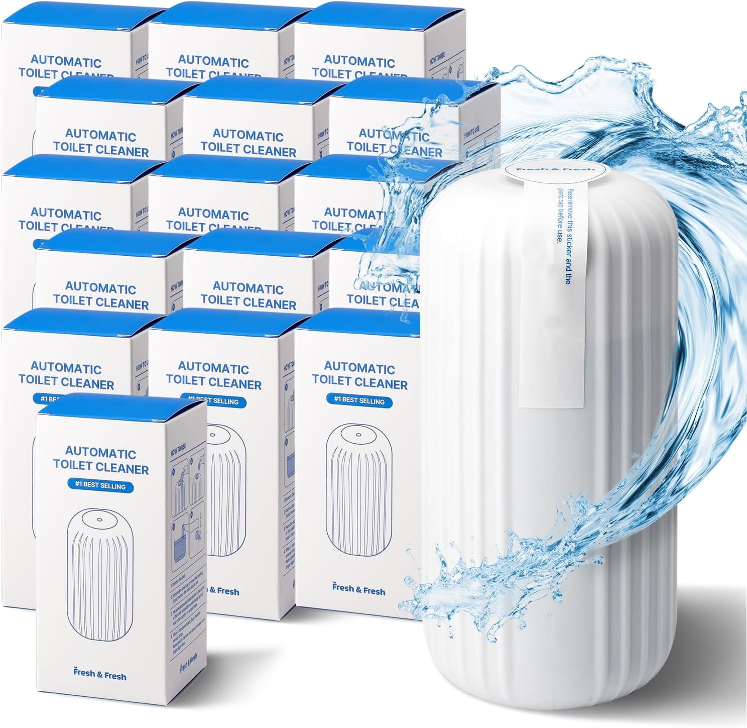 Fresh & Fresh Automatic Toilet Bowl Cleaners - 16 Bottles(UPTO 2500 ...