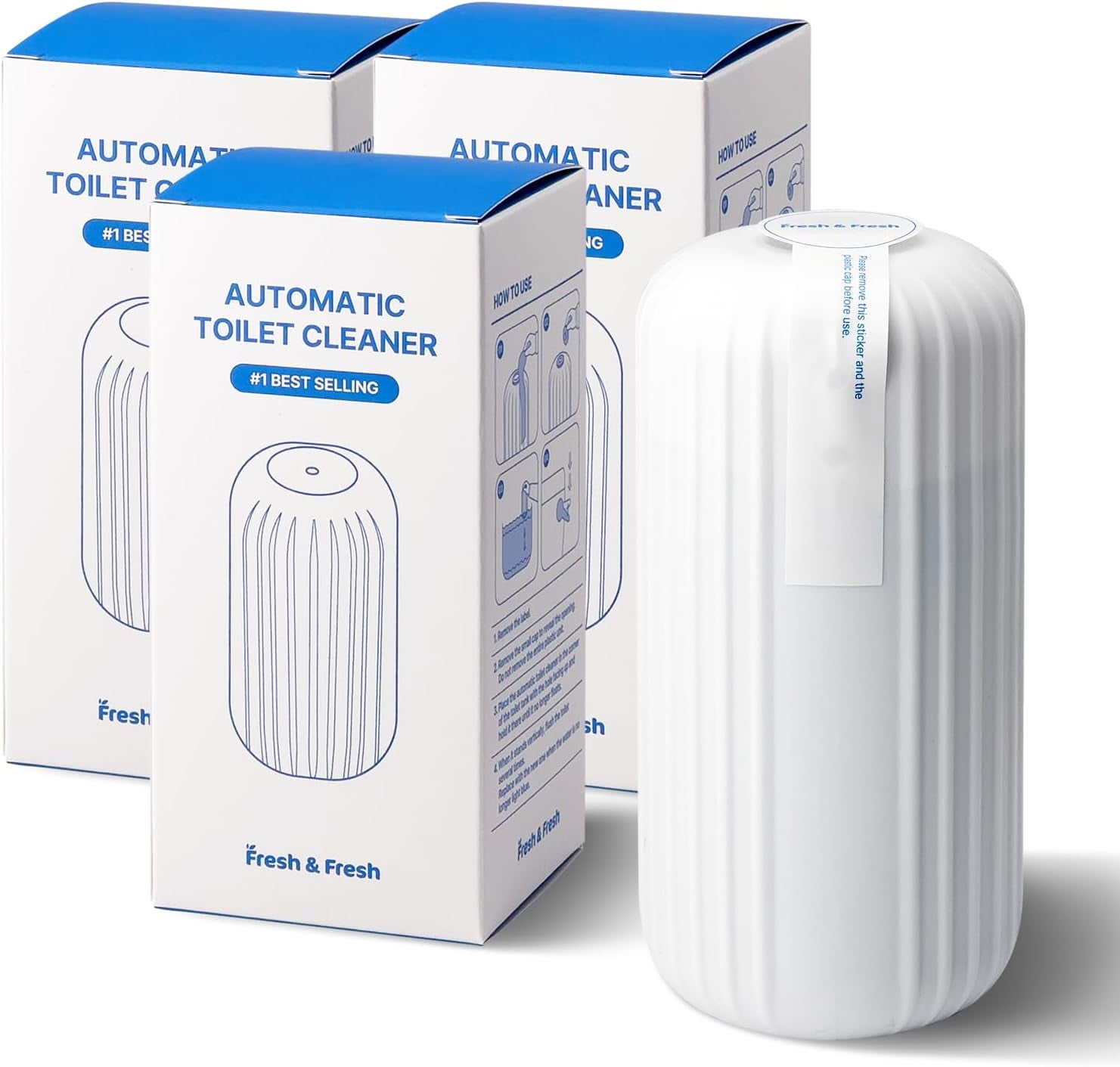 Fresh & Fresh Automatic Toilet Bowl Cleaners - 3 Bottles(UPTO 2500 ...