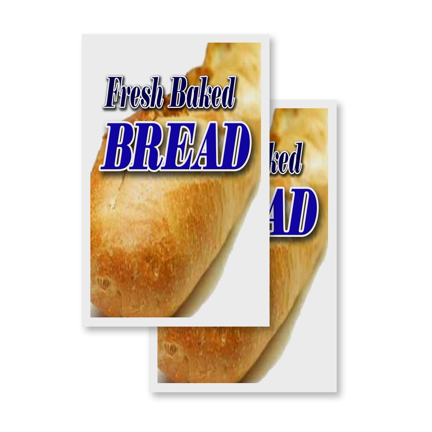 Fresh Baked Bread (2-PACK) 24" x 36" Vinyl Decals | Sign Insert Peel ...