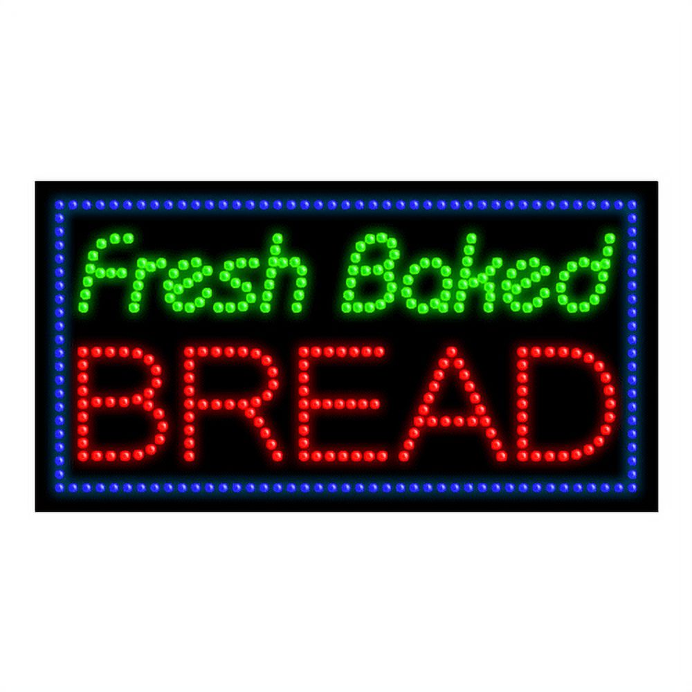 Fresh Baked Bread-LED Dots Sign Made in USA - Walmart.com