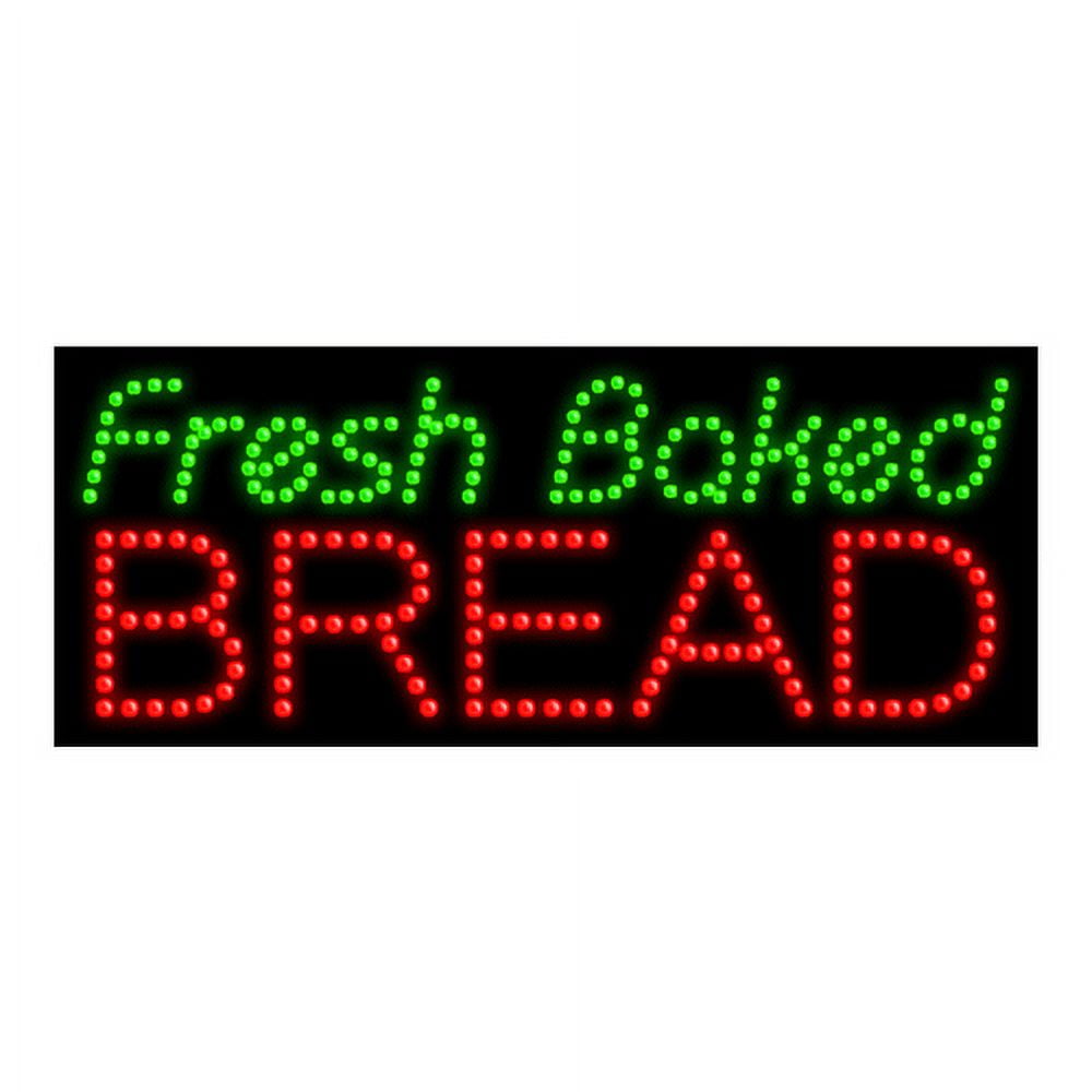 Fresh Baked Bread-LED Dots Sign Made in USA - Walmart.com