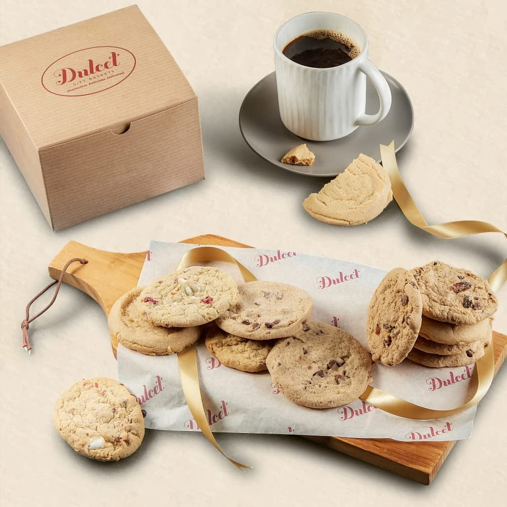 Fresh Baked Cookie Assortment Gift Box filled with Chocolate Chip ...
