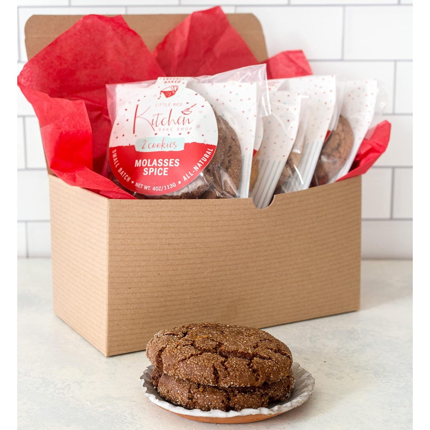 Fresh Baked Molasses Spice Cookies - 1 Dozen - Gourmet Gift Box – Gifts ...