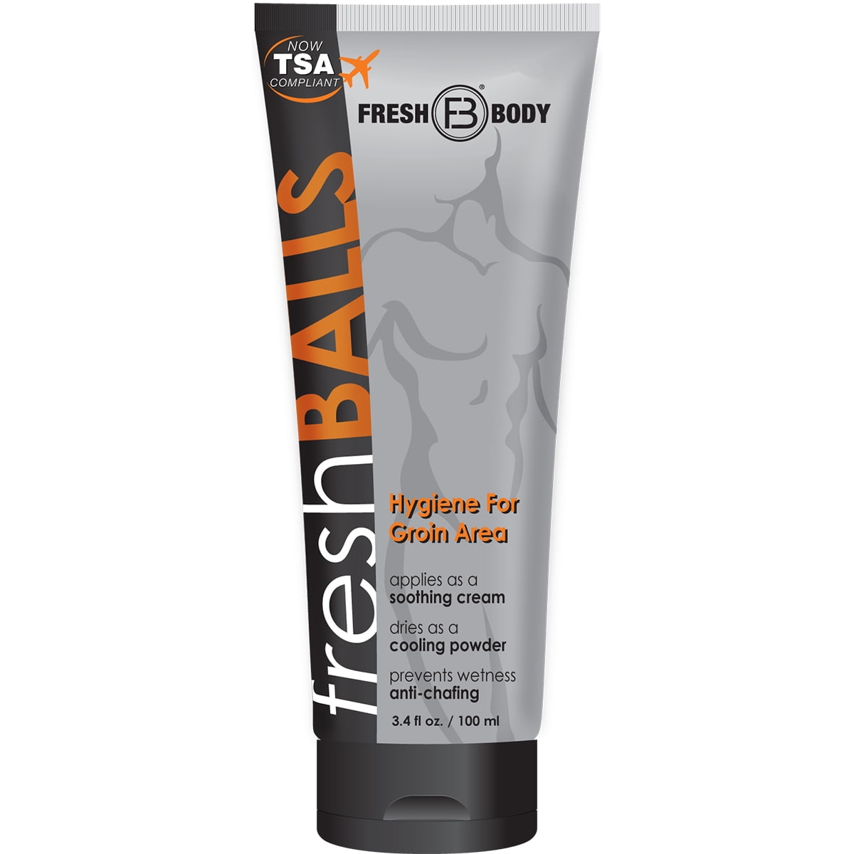 Fresh Balls All Natural Groin Soothing Cream for Men, 3.4 Oz - Walmart.com