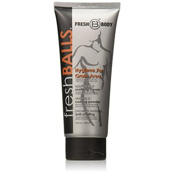 Fresh Balls Lotion, 3.4 fl oz, Anti Chafing Cream to Powder, Ball ...