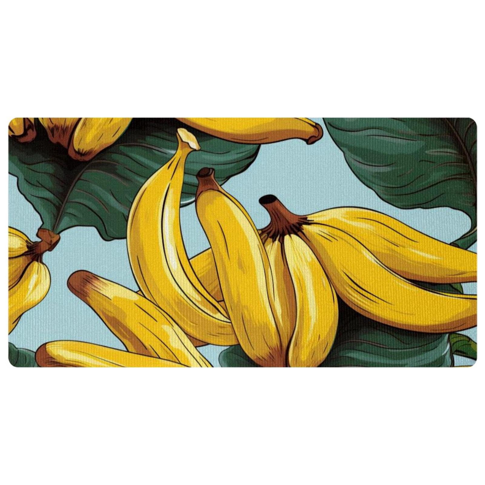 Fresh Bananas Deluxe Kitchen Mats for Floor - Anti Fatigue, Large ...