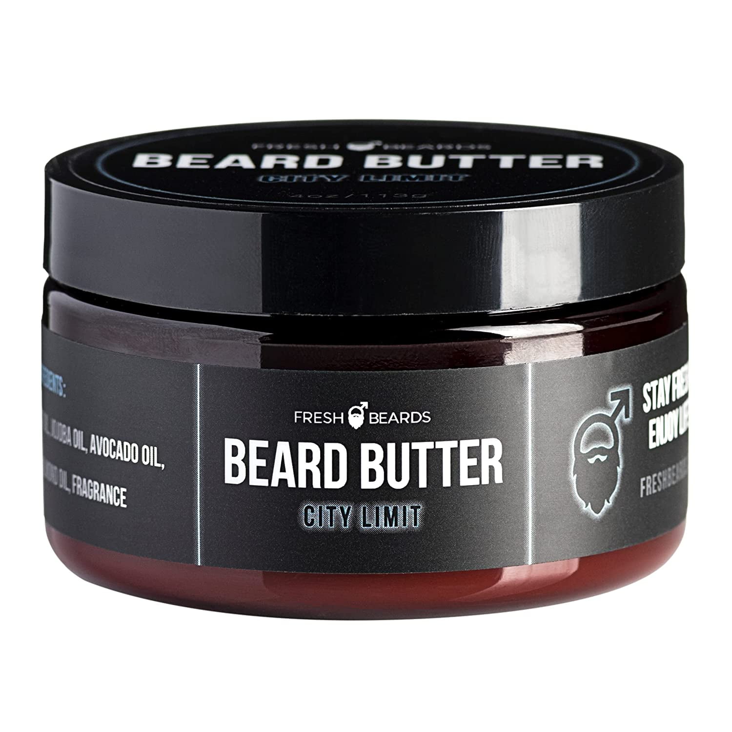Fresh Beards City Limit Beard Butter 4 Oz. - Walmart.com