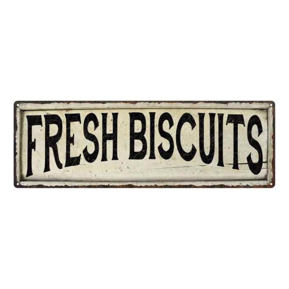 Fresh Biscuits Sign, Vintage Looking Restaurant Sign, Farmhouse Wall ...