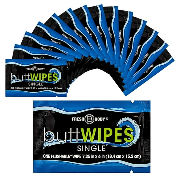 Individually Wrapped Wipes Flushable