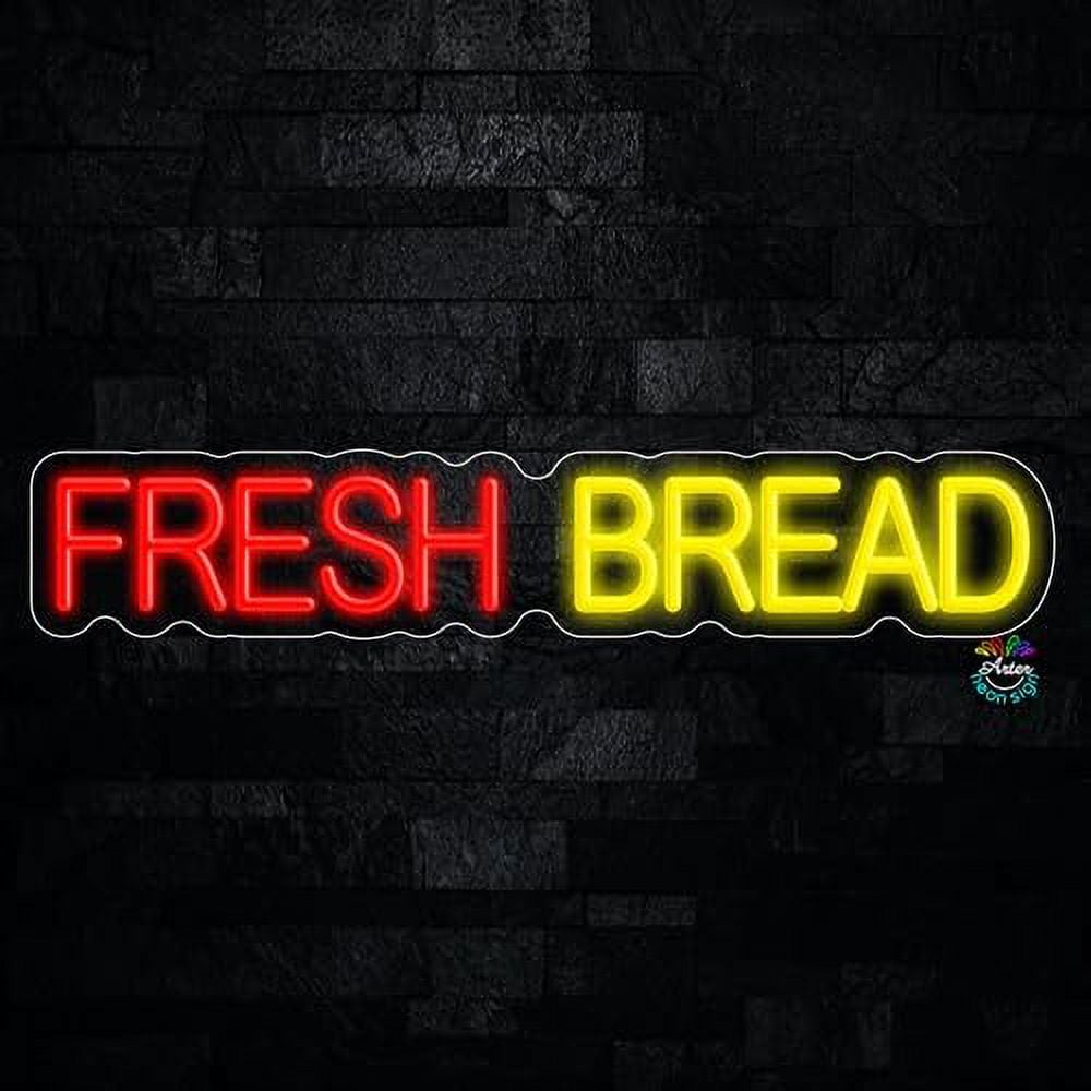 Fresh Bread LED Neon Sign 27"L x 5"H #32296 - Walmart.com