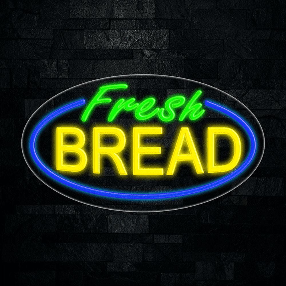 Fresh Bread LED Neon Sign 28"L x 16"H #34208 - Walmart.com