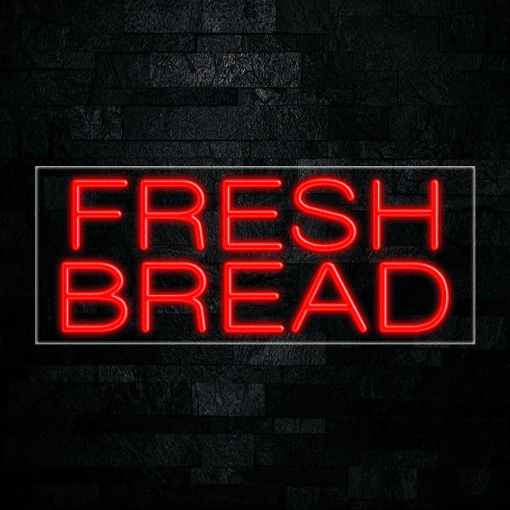 Fresh Bread-LED Neon Sign 30"L x 12"H #30244 - Walmart.com