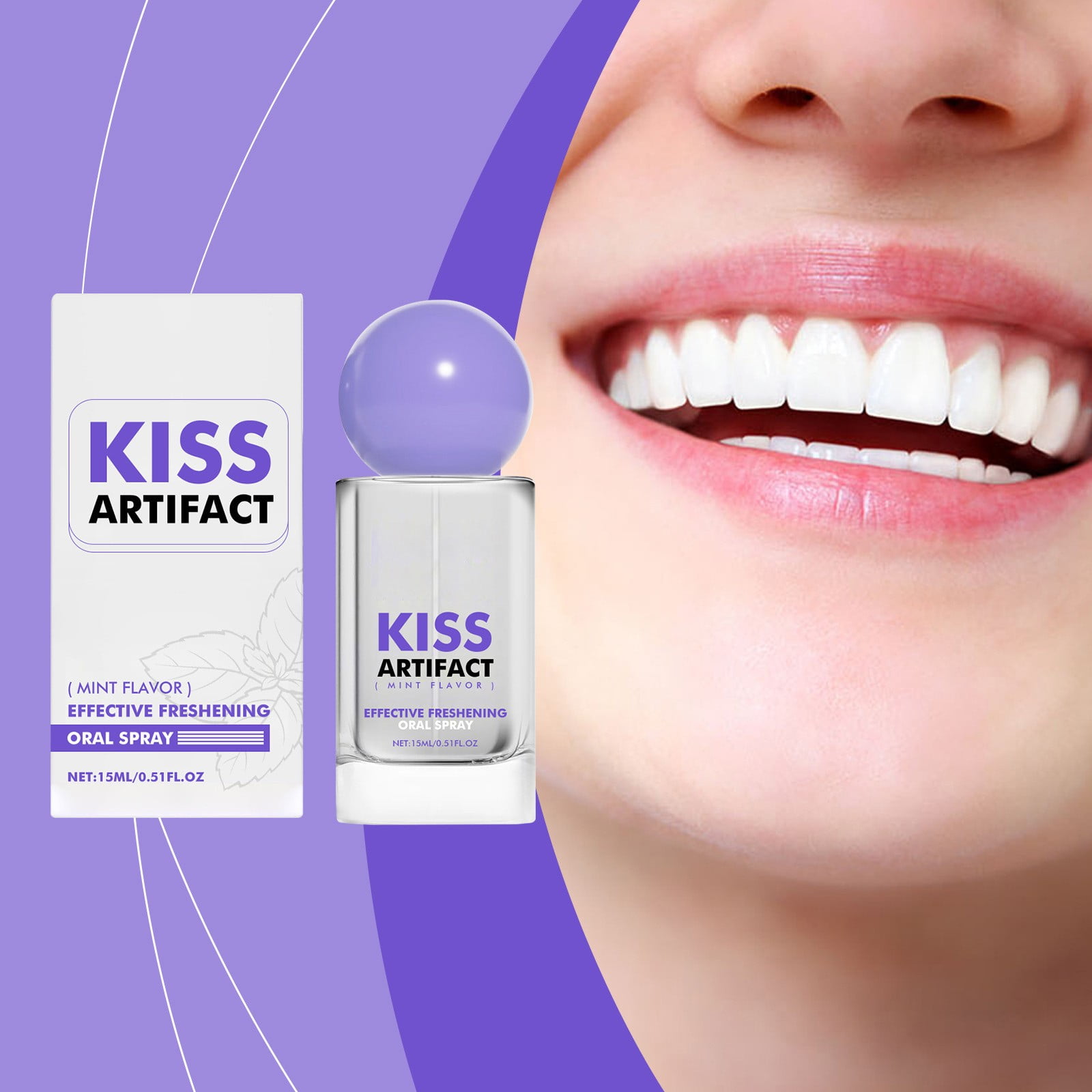 Fresh Breath Anytime Anywhere，Oral Spray Gentle Gums Fresh Breath Odors ...