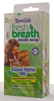 Fresh Breath by TropiClean Clean Teeth Oral Care Gel , 4 Oz - Walmart.com