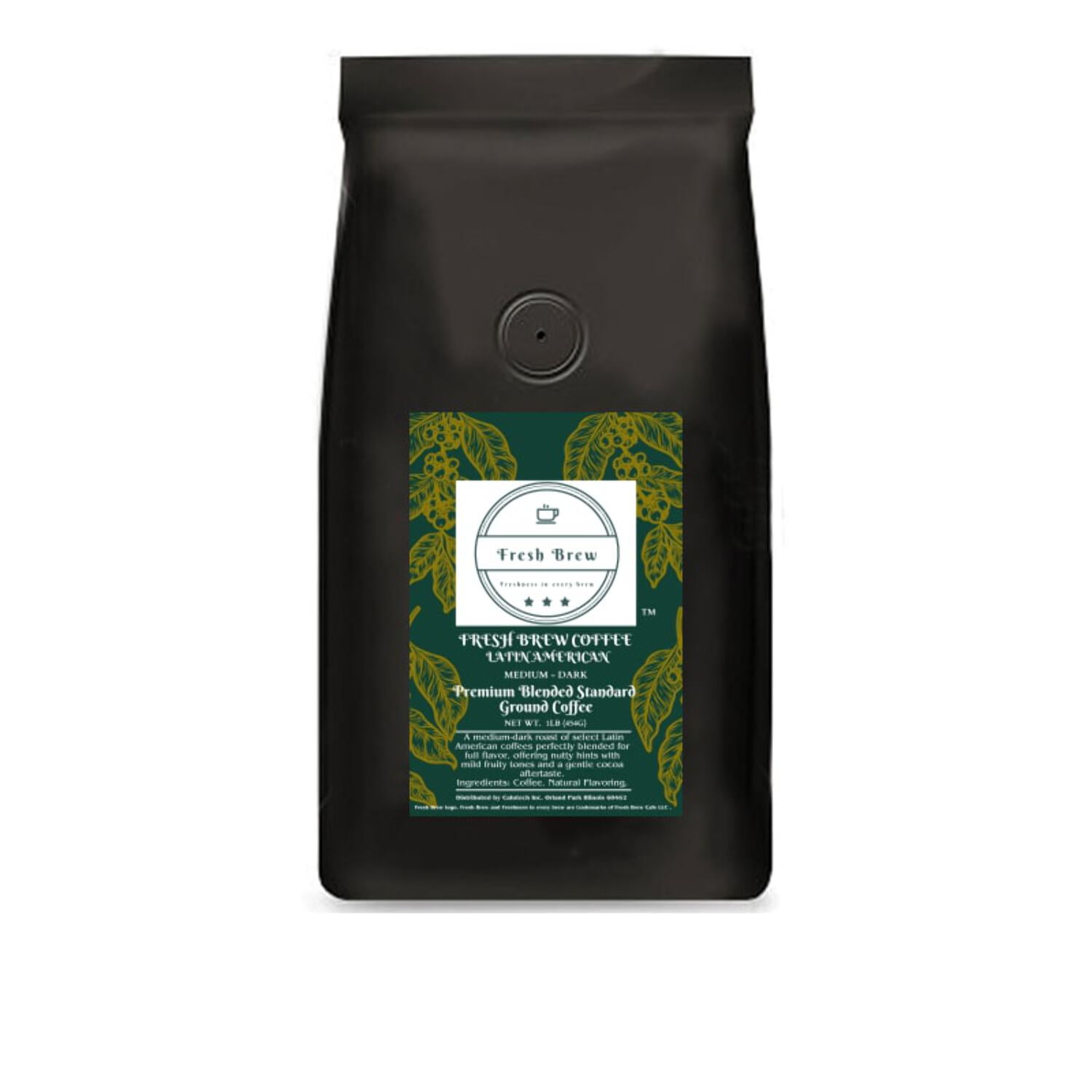 Fresh Brew Latin American Blend 1lb Standard Coffee - Walmart.com