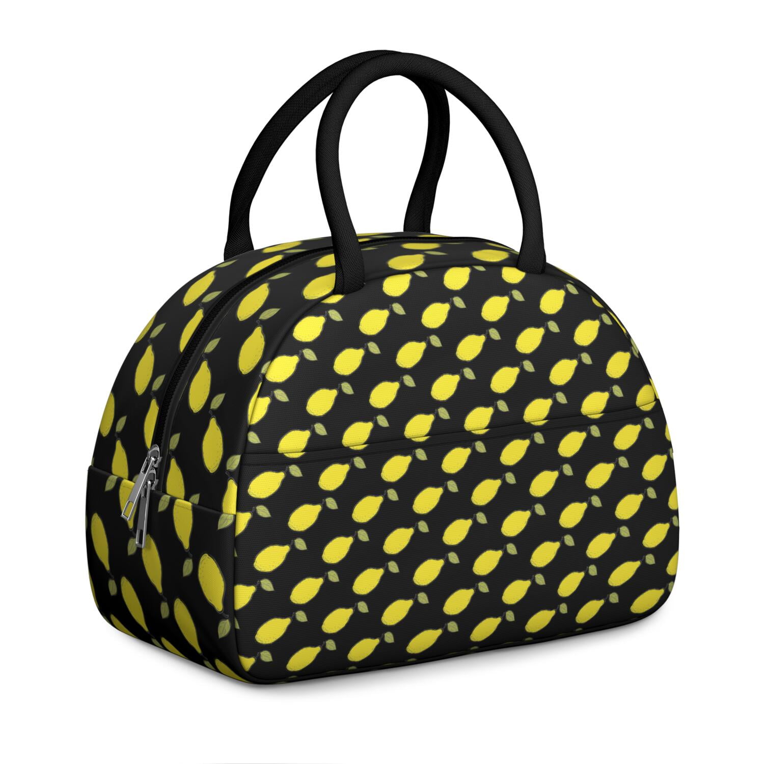 Fresh & Bright Lemon Lunch Tote – Reusable Insulated Lunch Bag with ...
