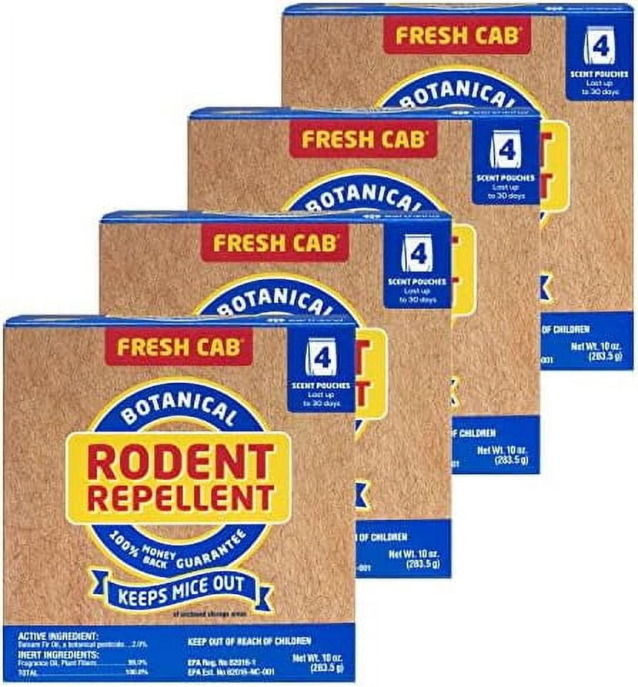 Fresh Cab Botanical Rodent Repellent - Environmentally Friendly, Keeps ...