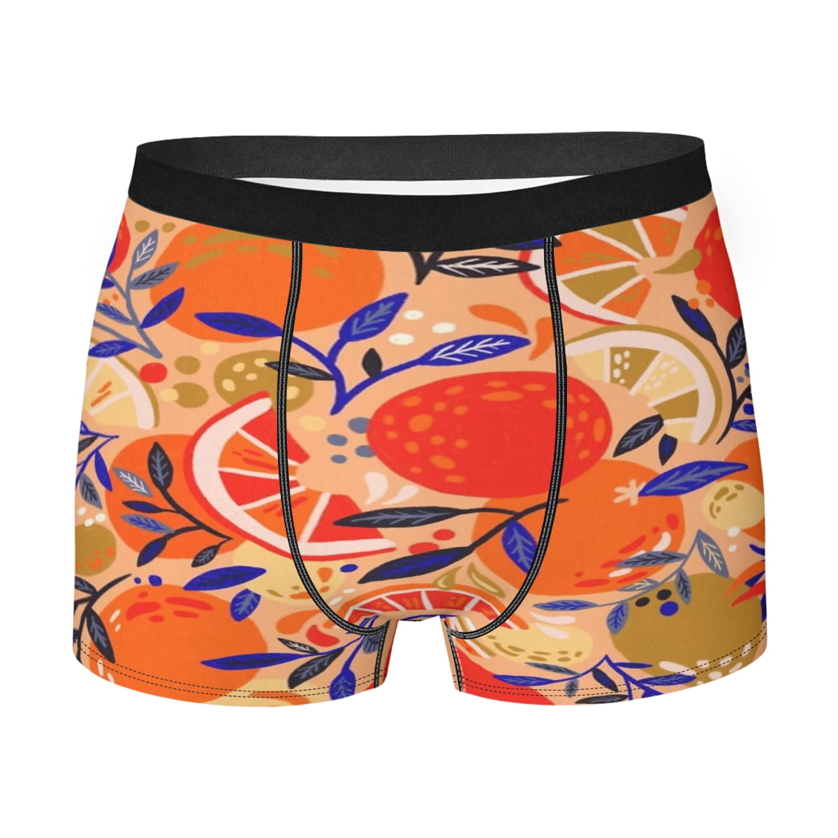 Fresh Citrus Orange Boxer Shorts For Man 3D Print Male Underwear ...