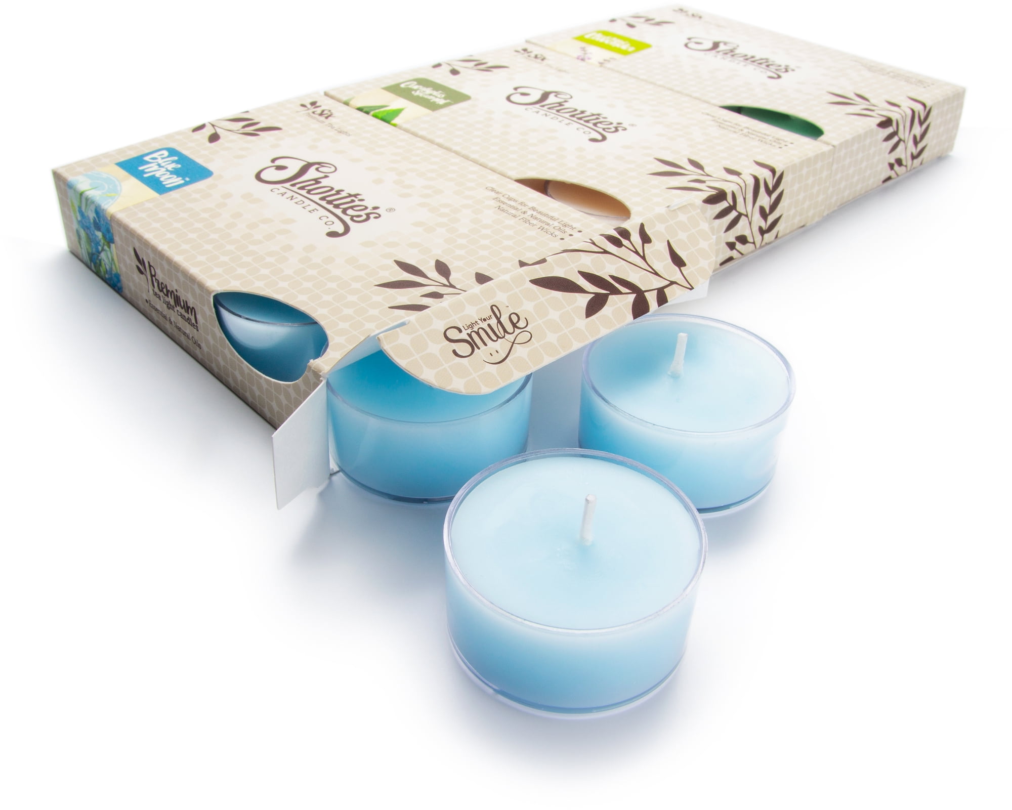 Fresh & Clean Tealight Candles Variety 3 Pack - 18 Premium Scented Tea ...