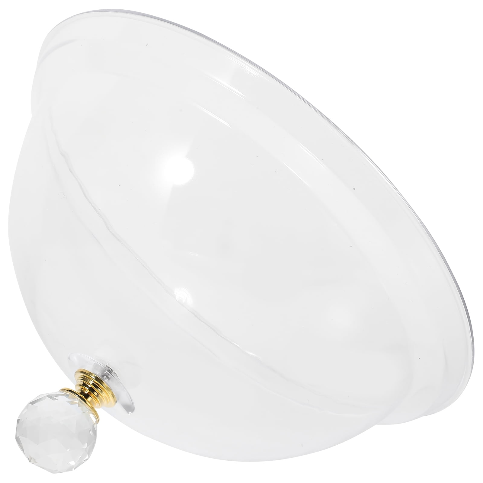 Fresh Cover Plate Cloche Pastry Cupcake Clear Plates Holder with Lid ...