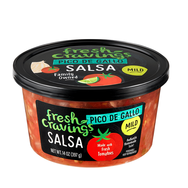 Fresh Cravings Pico de Gallo Salsa Mild, 14 oz., Recyclable Plastic Tub ...