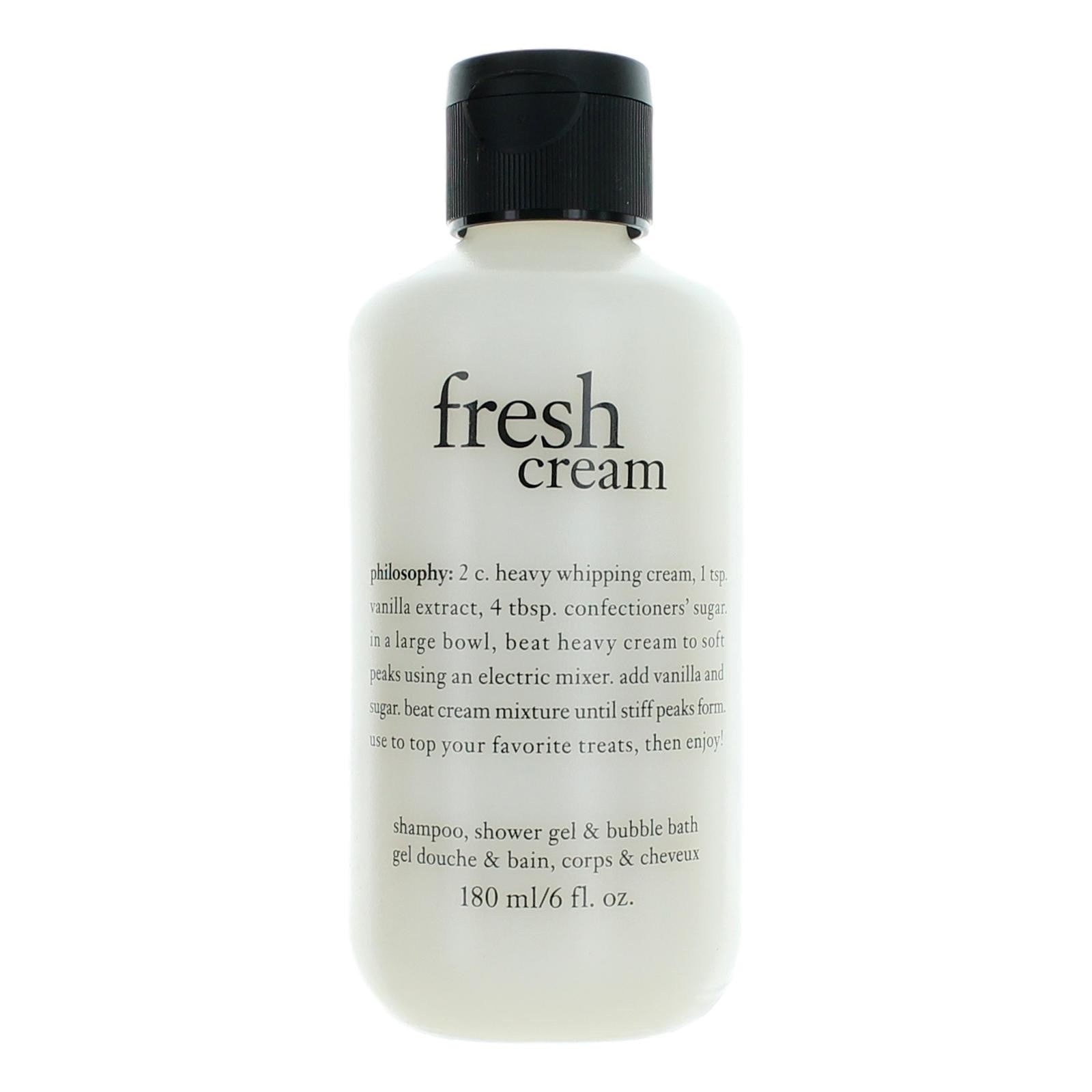 Fresh Cream by Philosophy, 6 oz Shampoo, Shower Gel, and Bubble Bath ...