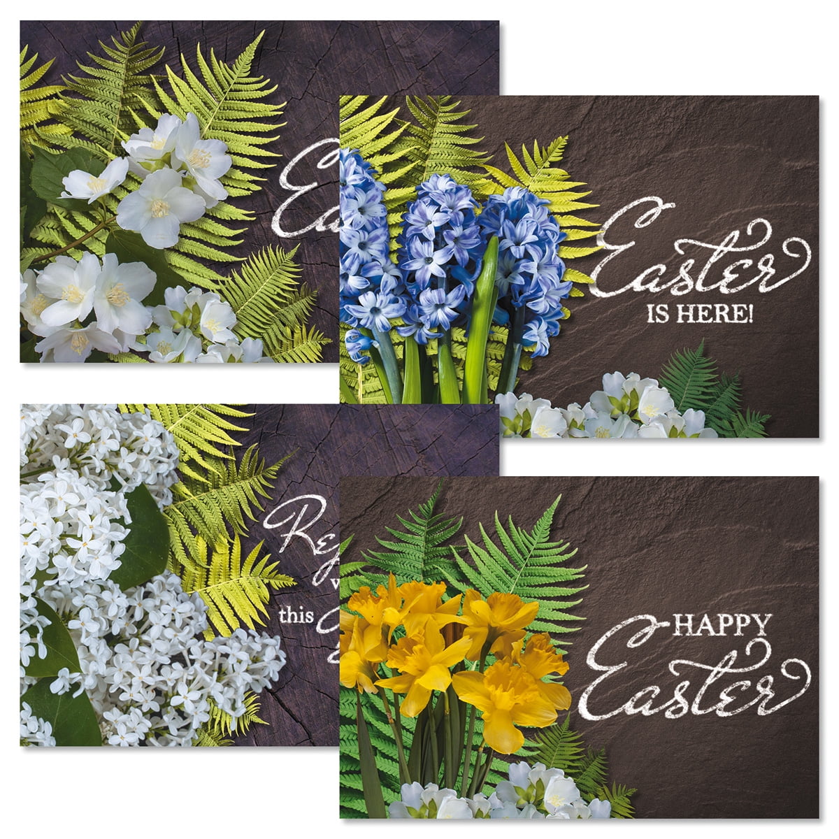 Fresh Cut Easter Greeting Cards - Set of 8 (2 of each design) 5" x 7 ...