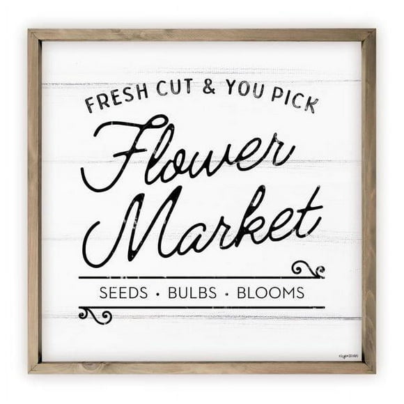 Flower Market Sign