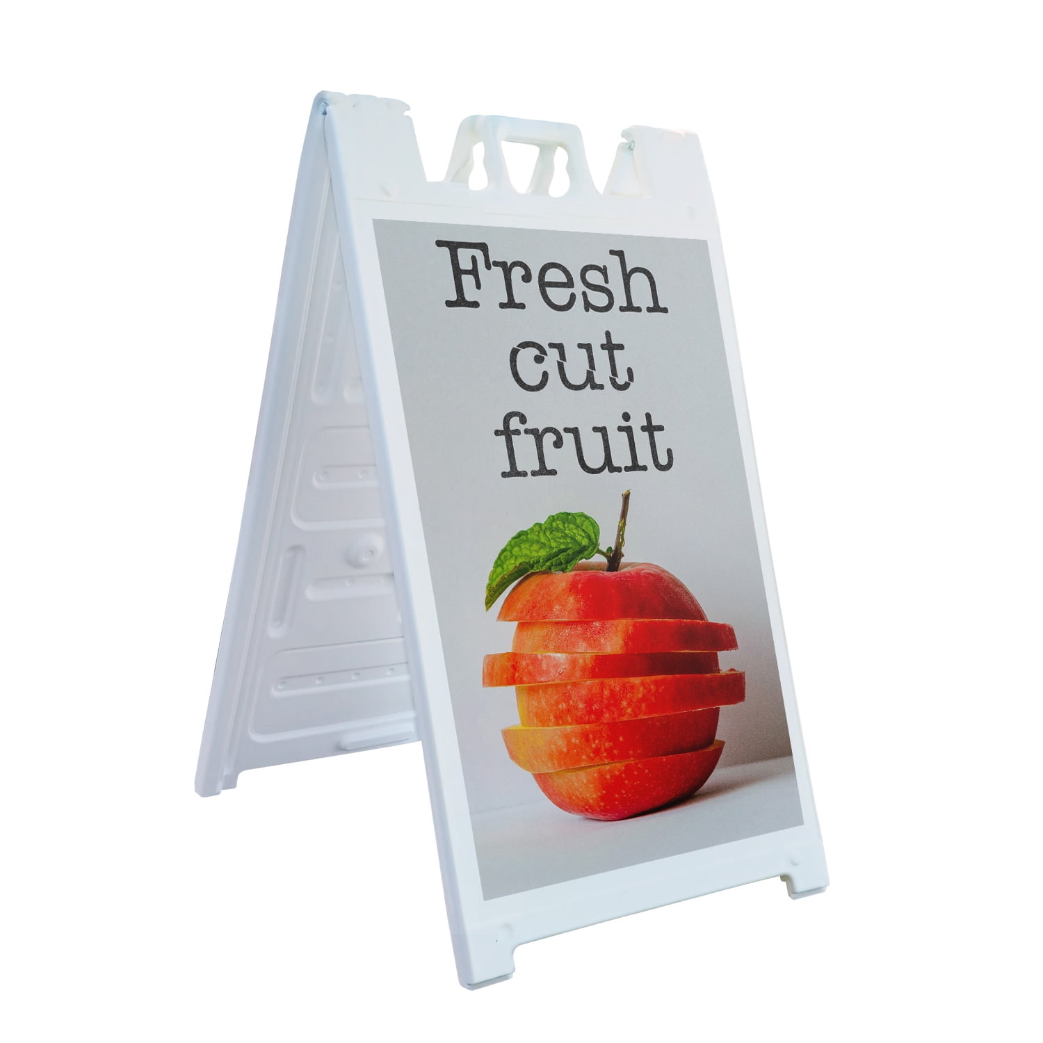 Fresh Cut Fruit 24" x 36" Double Sided A-Frame Sidewalk Sign Includes 2 ...