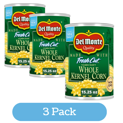 Fresh Cut Golden Sweet Whole Kernel Corn, Canned Vegetables, 15.25 oz ...