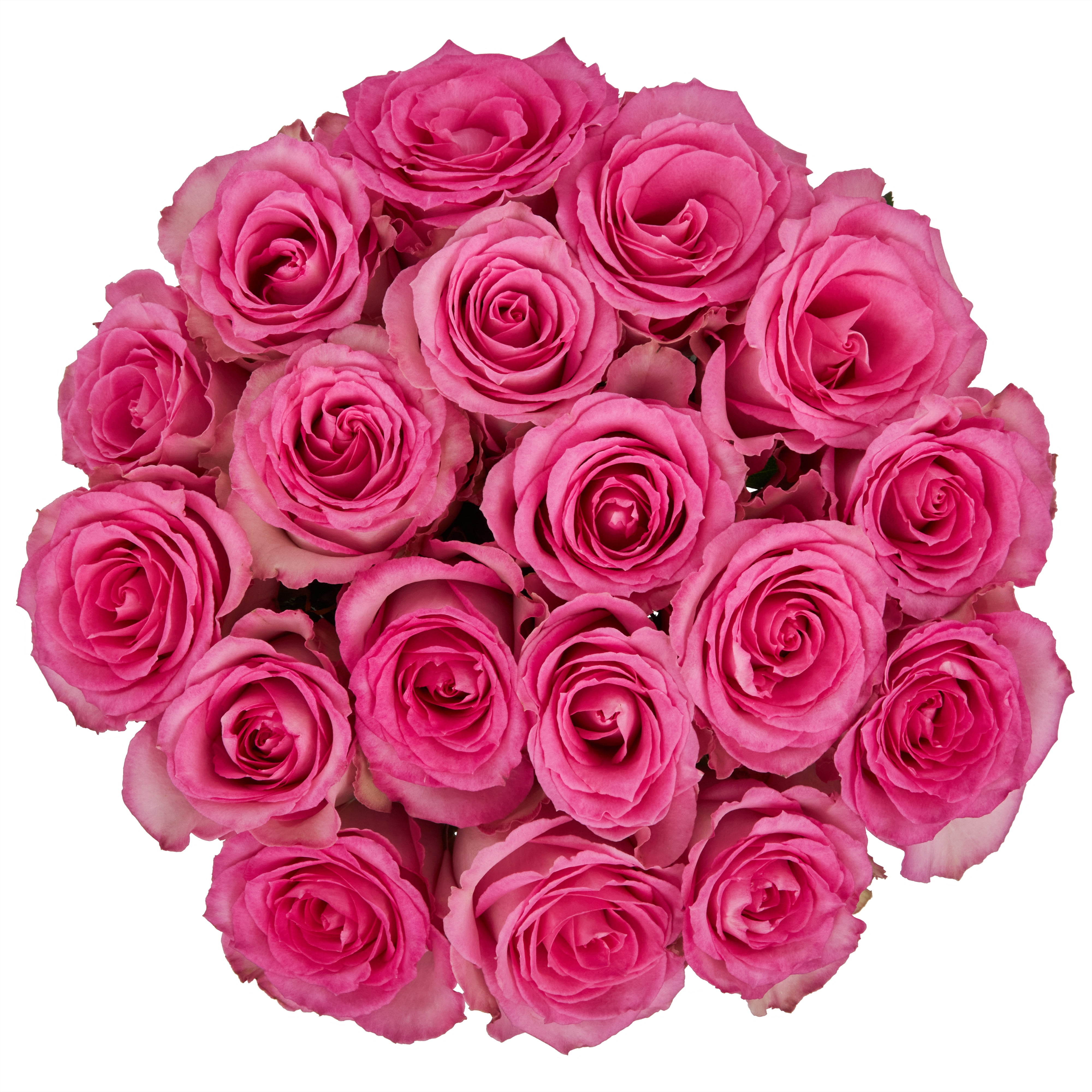 Fresh-Cut Rose Bouquet, 18 Stems, Colors Vary - Walmart.com