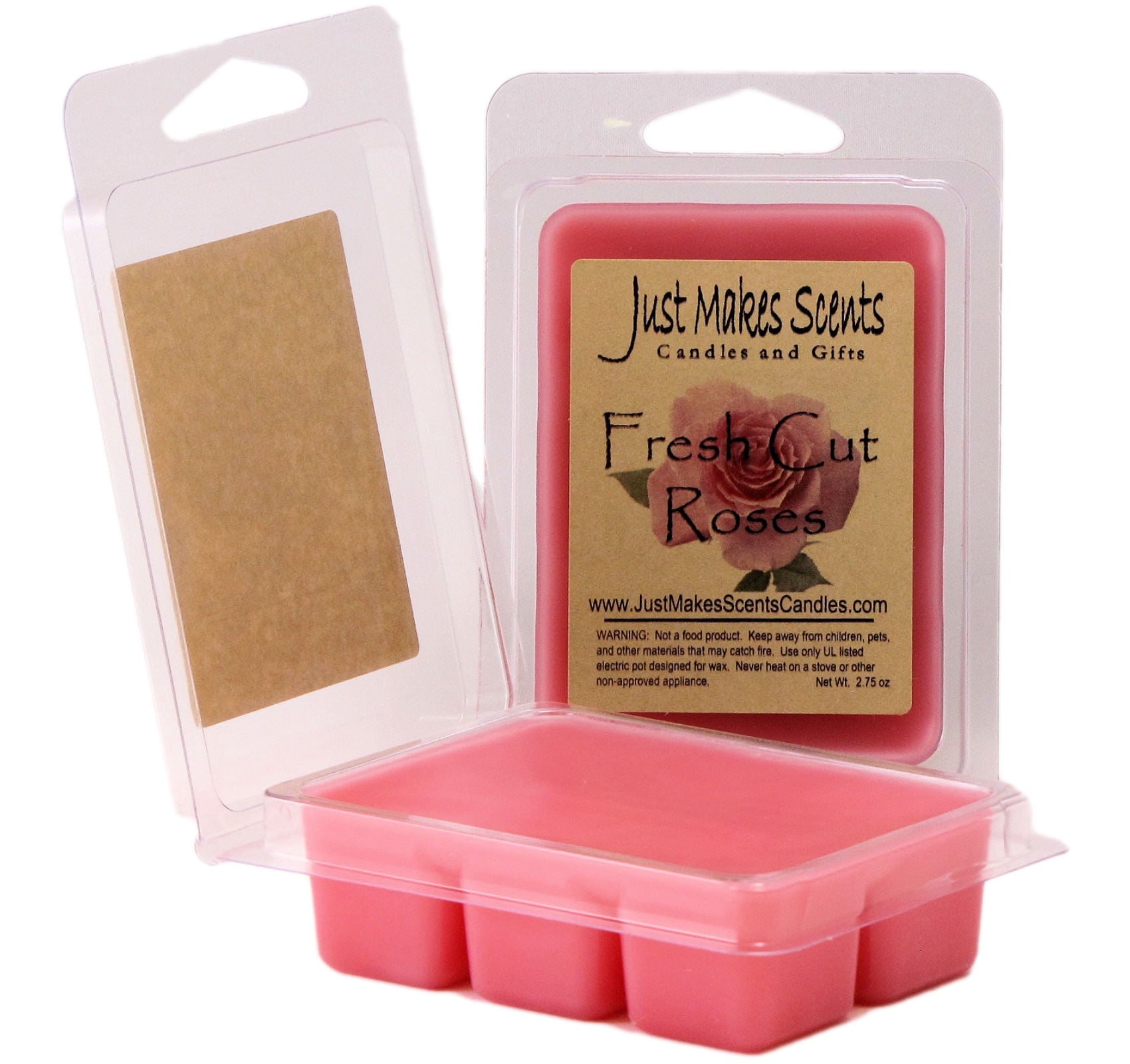Just Makes Scents Fresh Cut Roses Scented Soy Wax Melts 2 Pack Hand ...
