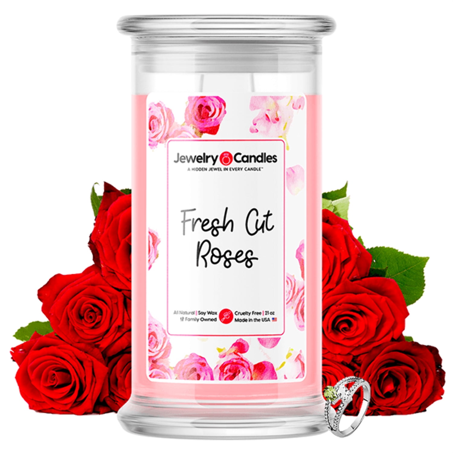 Fresh Cut Roses Jewelry Candle - Walmart.com