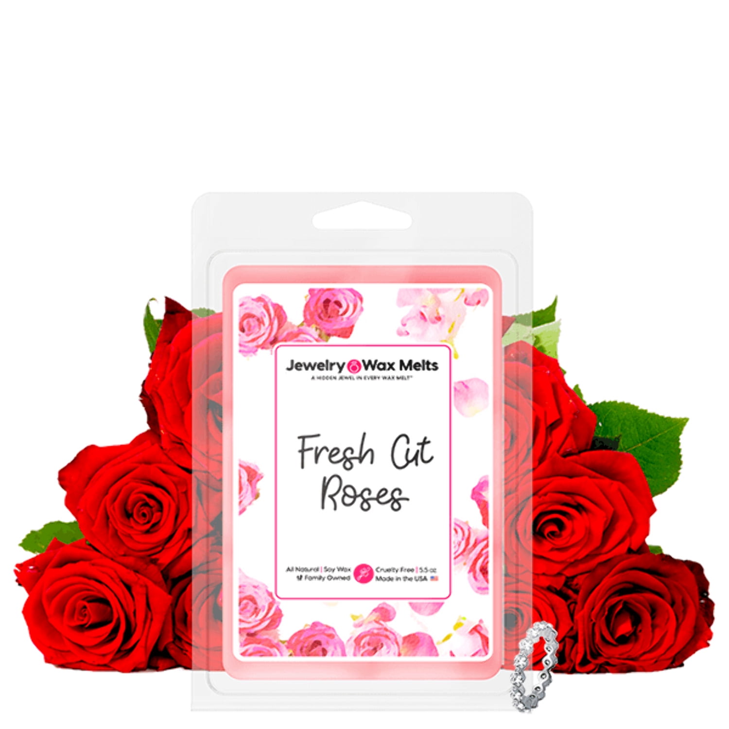 Fresh Cut Roses Jewelry Wax Melt - Walmart.com