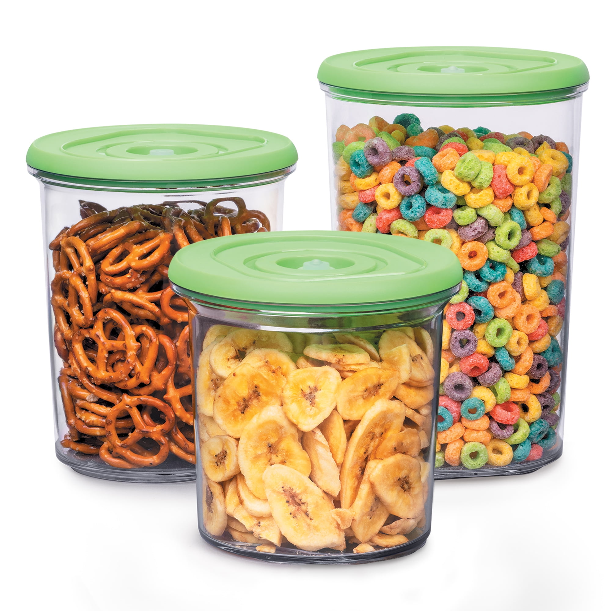 PRESTO Fresh Daddy Seal Container Set Food Storage Jar (3 Count ...
