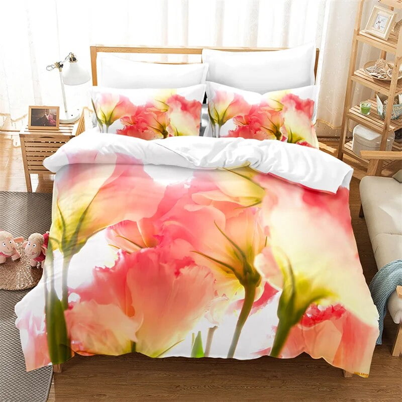 Fresh Daisy Flower Bedding Set Lovely Kid's Duvet Cover Boys Quilt ...
