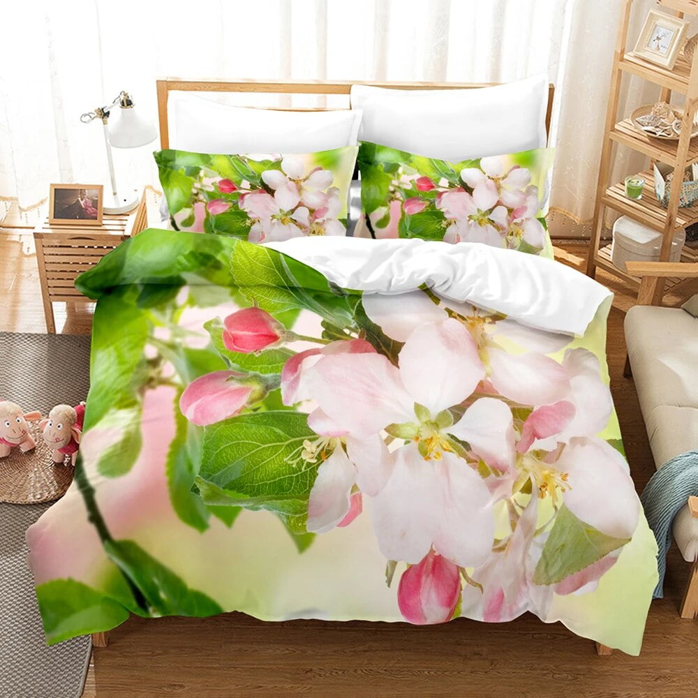 Fresh Daisy Flower Bedding Set Plant Flower Duvet Cover Boys Quilt ...