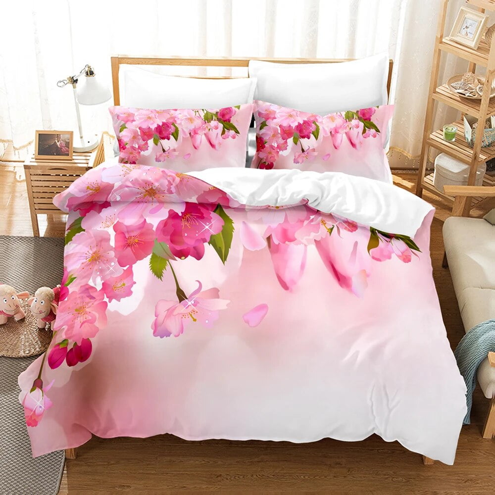 Fresh Daisy Flower Bedding Set Plant Flower Duvet Cover Boys Quilt ...