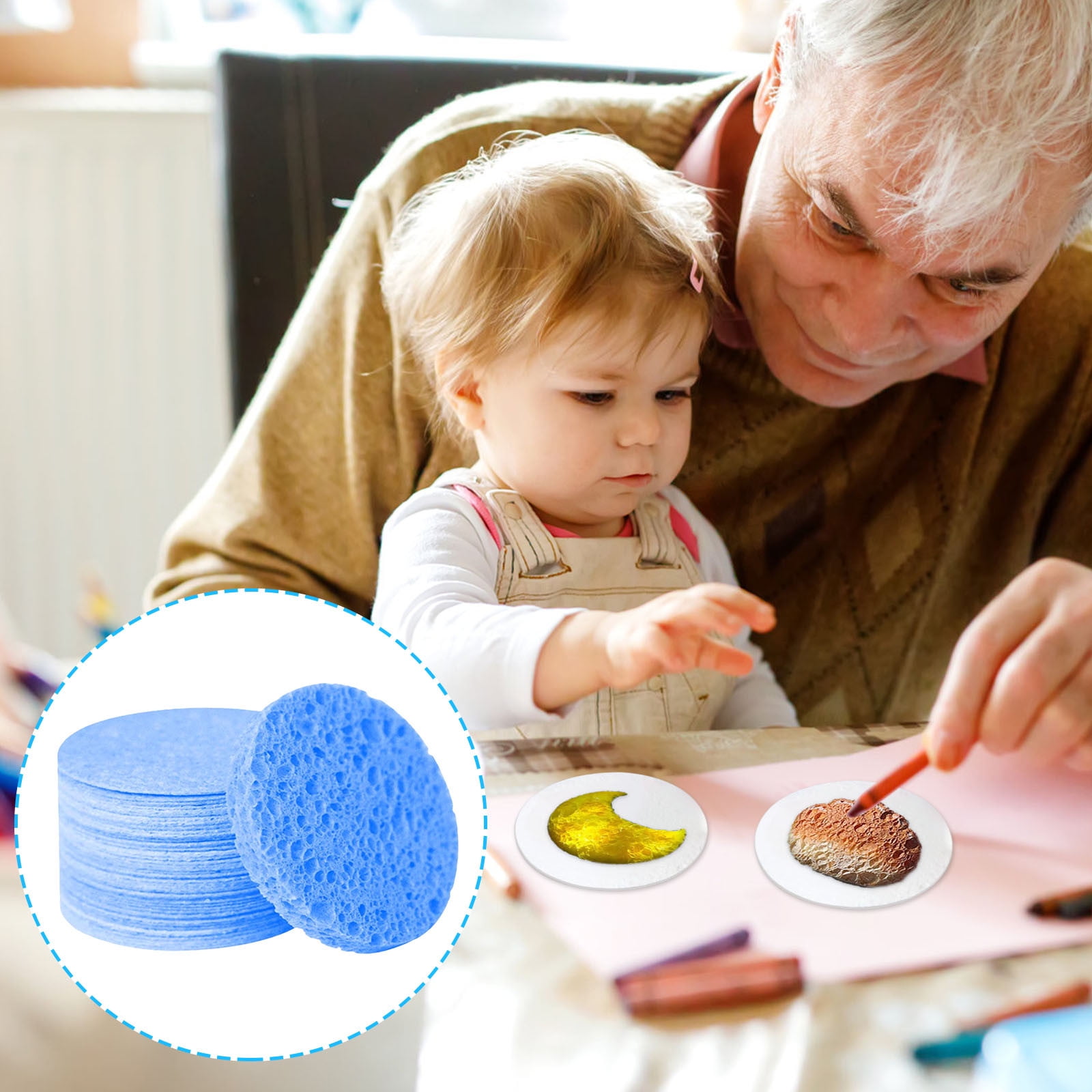 Fresh Designs, Foam Texture Painting Paper, 20Pcs Puffy Abstract Art ...