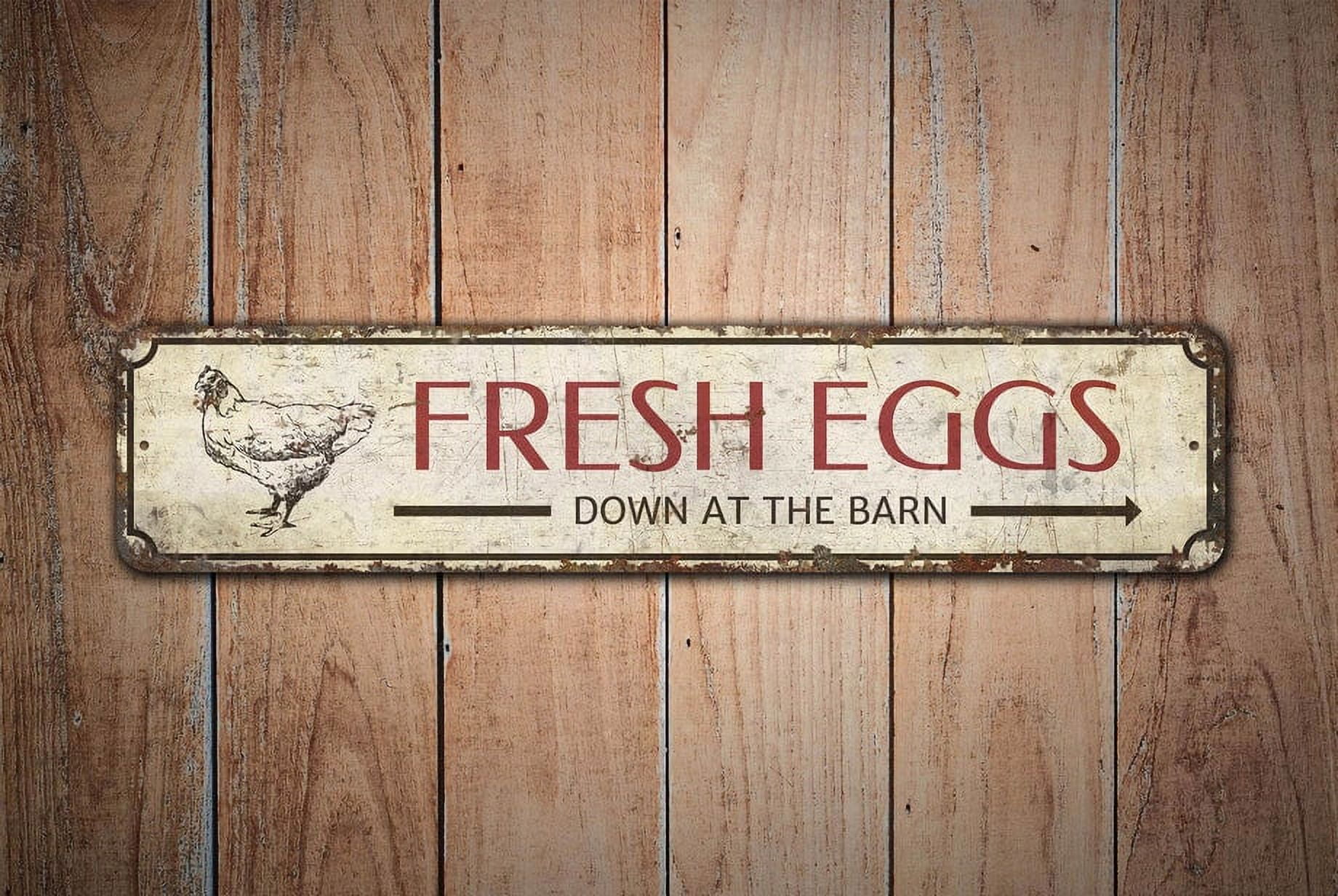 Fresh Eggs Sign Egg Shop Sign Barn Sign Farm Fresh Eggs Arrow Sign ...