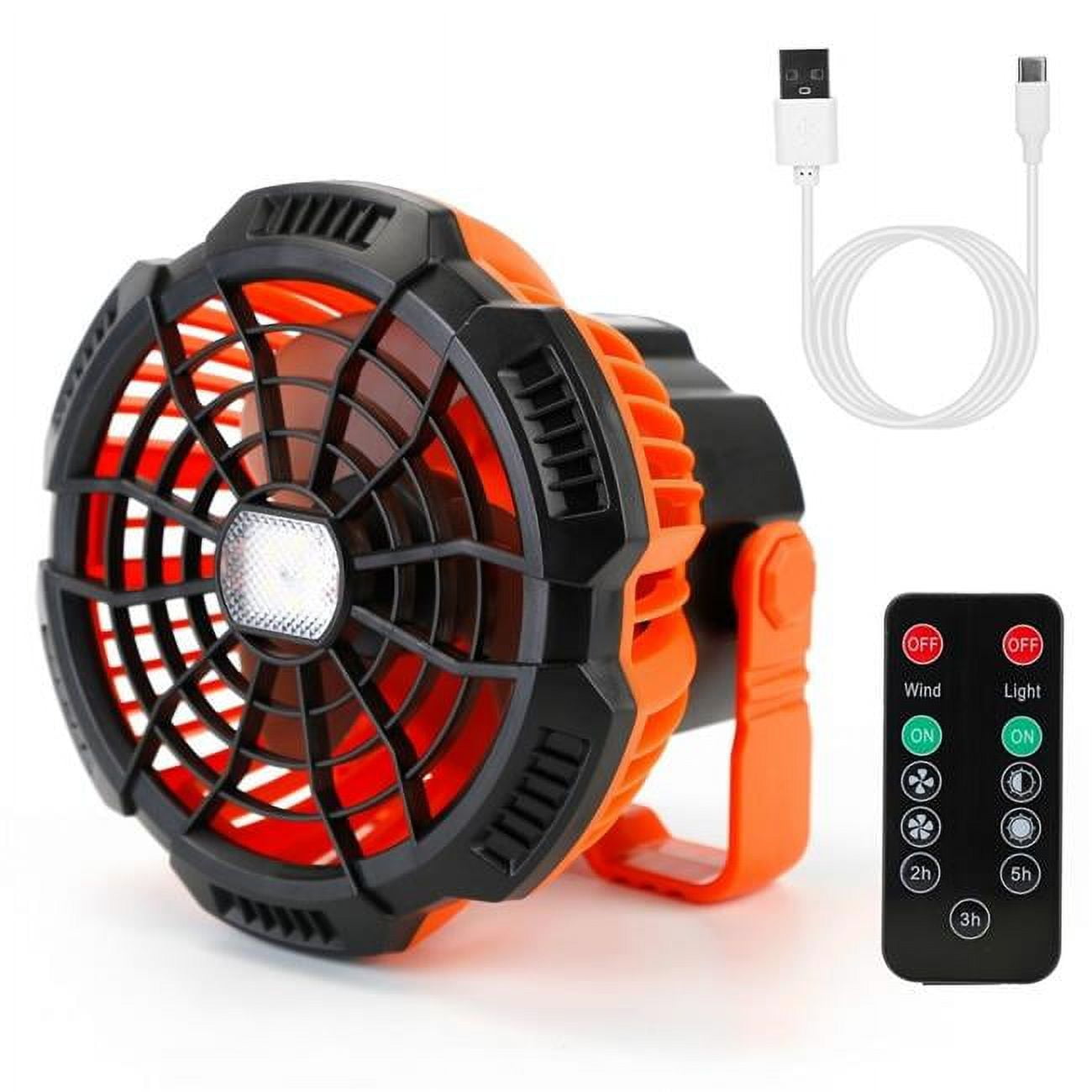 Fresh Fab Finds 2-in-1 Camping Fan / Lantern - Remote Control, USB ...