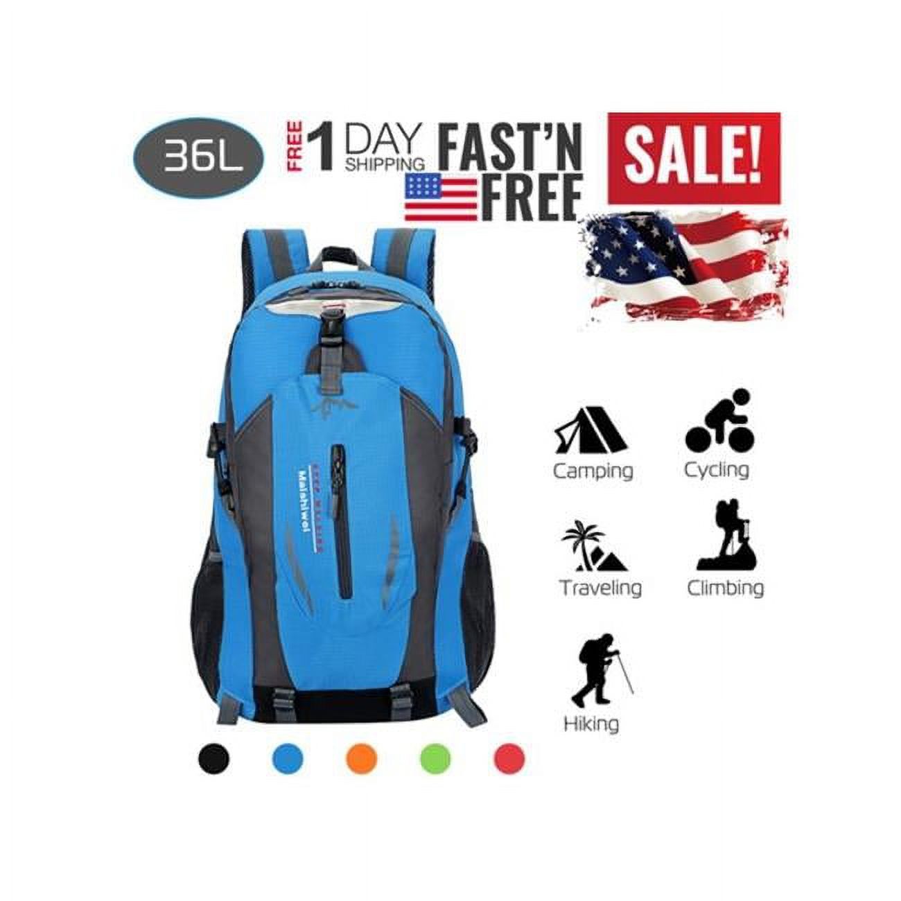 Fresh Fab Finds 36 Liter Outdoor Backpack with Waterproof Daypack ...