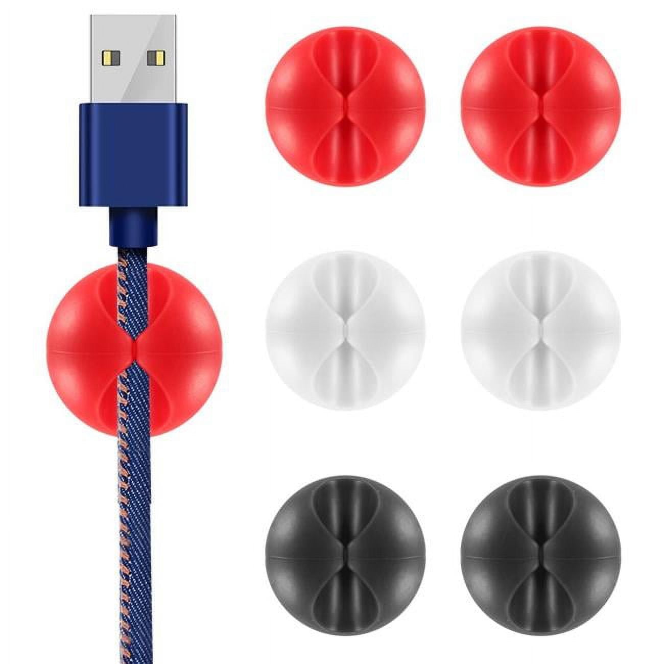 Fresh Fab Finds 6-Pack Adhesive Cable Clips: Holder for Wire ...