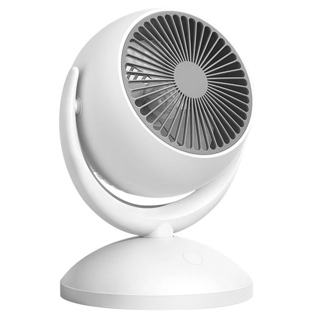 Fresh Fab Finds FFF-ChargeWhite-GPCT4085 Portable Rechargeable Desk Fan ...