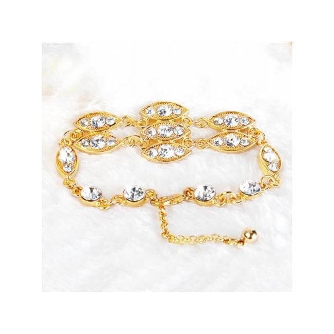 Fresh Fab Finds FFF-GPCT434 Noble Burnished Gold Bling Rhinestone ...