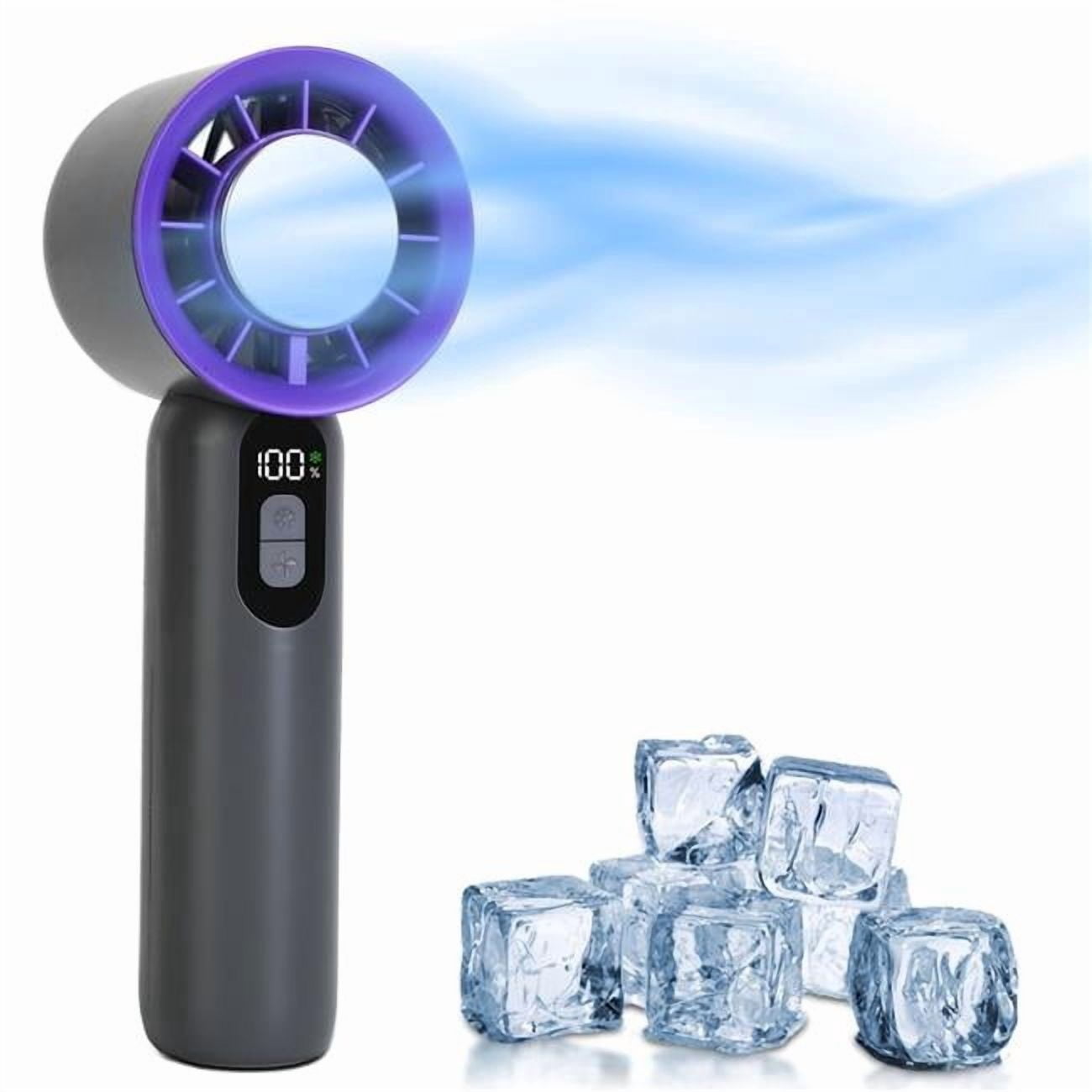 Fresh Fab Finds FFF-GPCT5469 100 Speed Handheld Fan with Ice Cooler ...