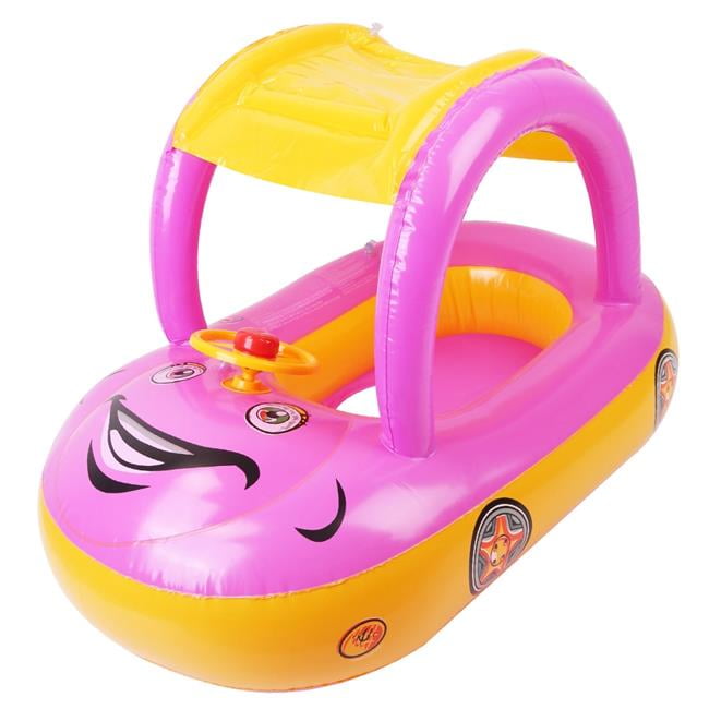 Fresh Fab Finds FFF-Pink-GPCT4066 Car Shaped Toddler Swimming Float ...